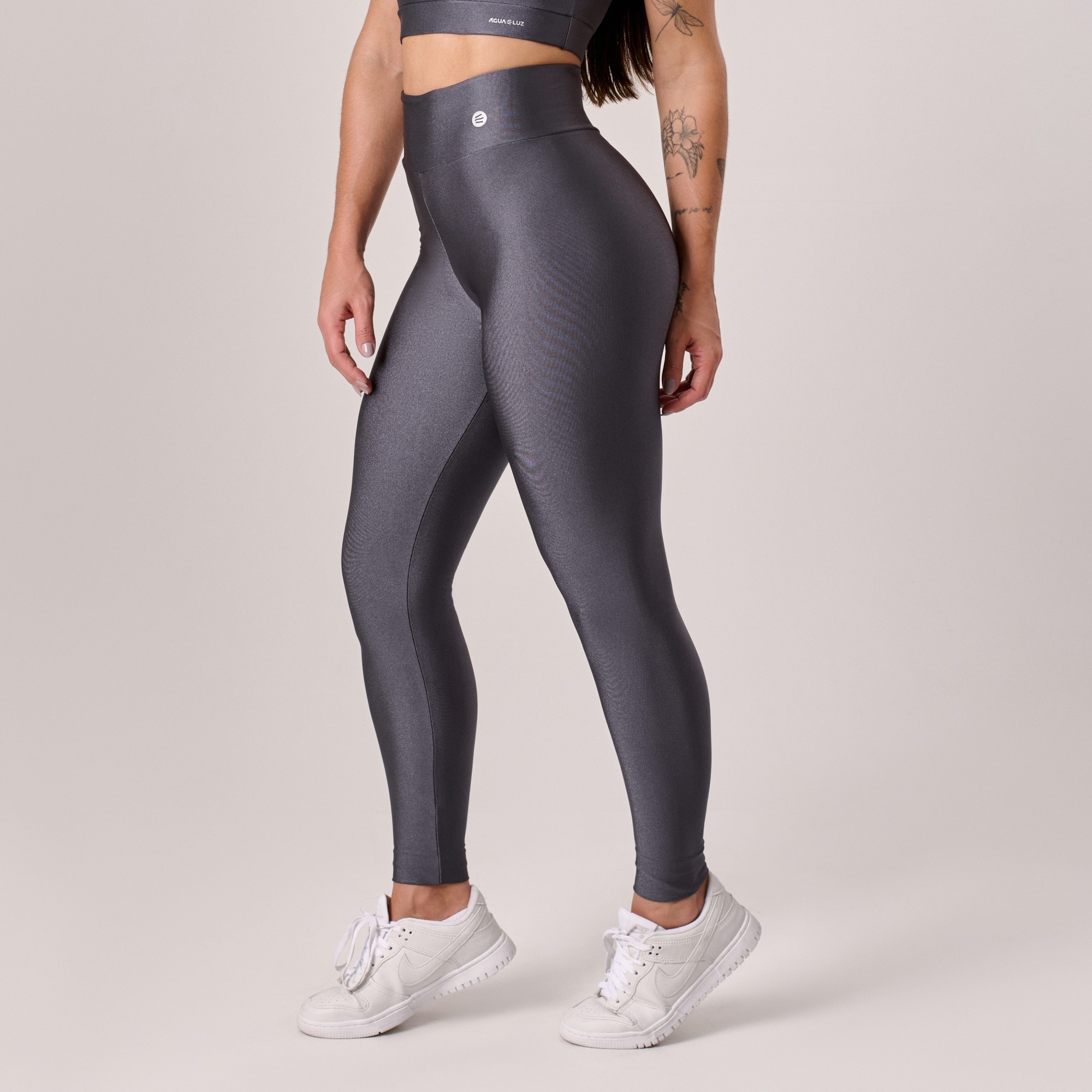 Calça Legging Cinza Titânio - Água e Luz