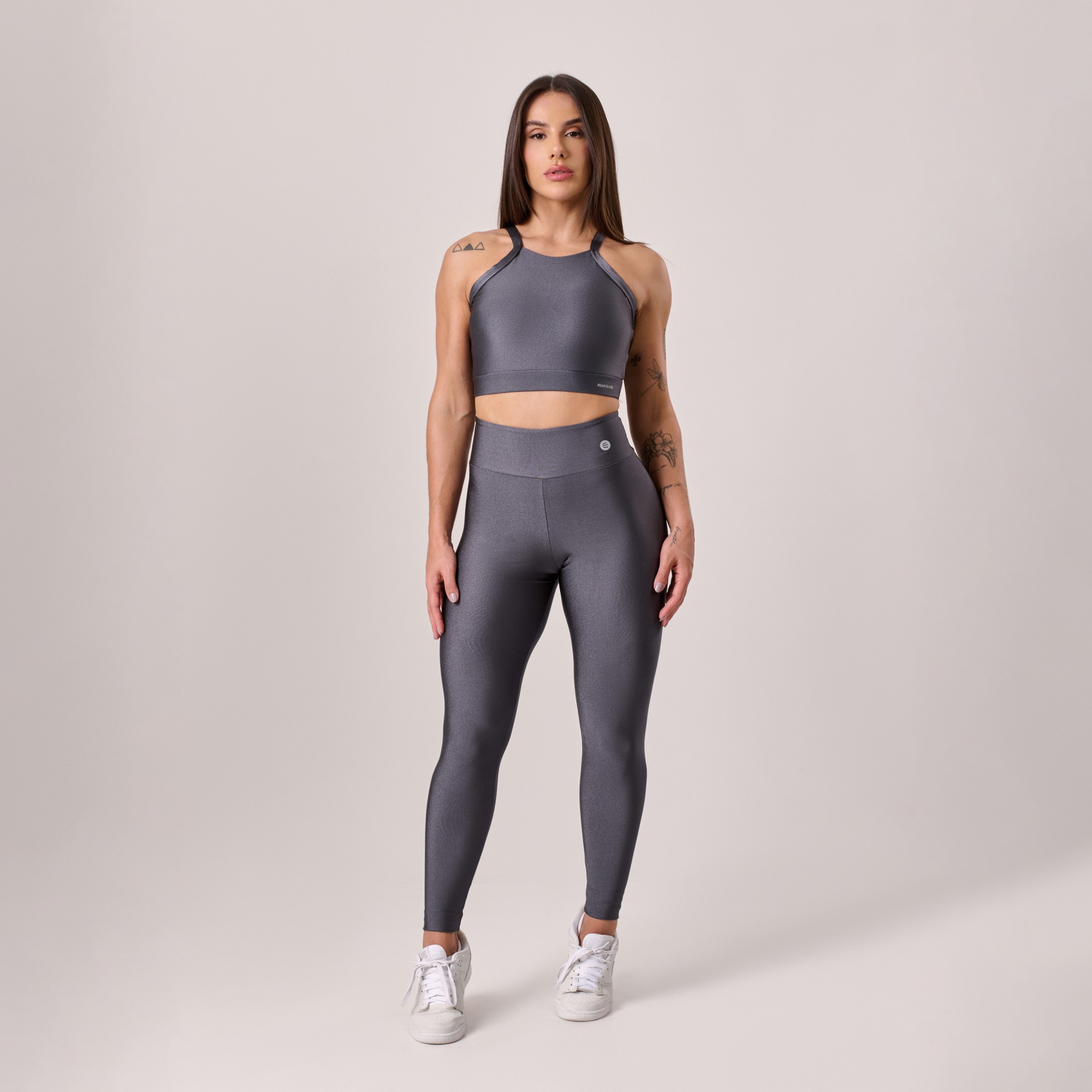 Calça Legging Cinza Titânio - Água e Luz
