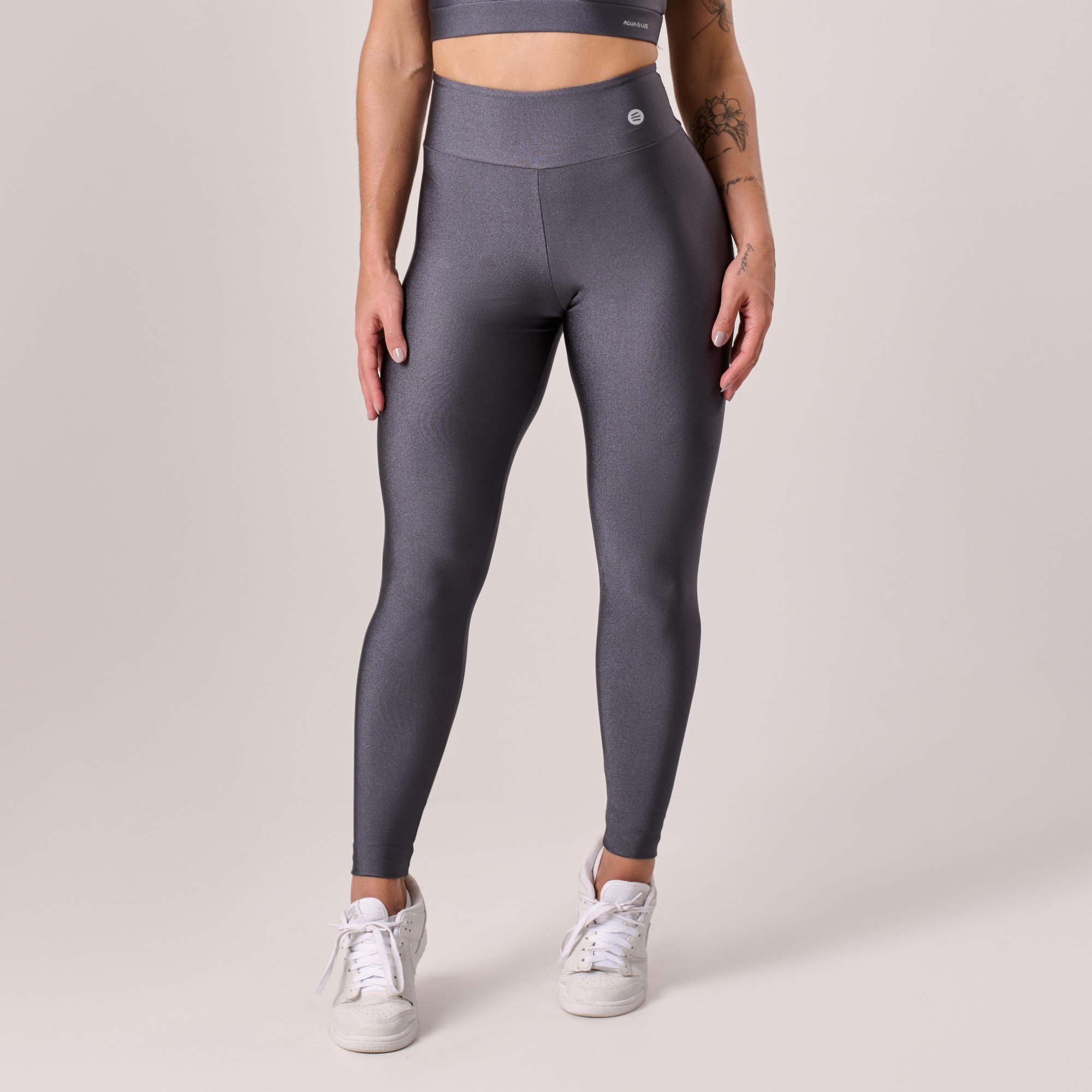 Calça Legging Cinza Titânio - Água e Luz